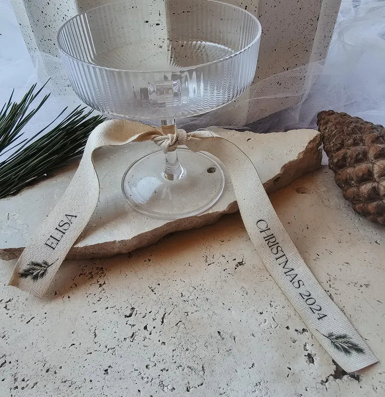 LINEN FABRIC - PLACE CARDS CHRISTMAS – Living on Trend Australia