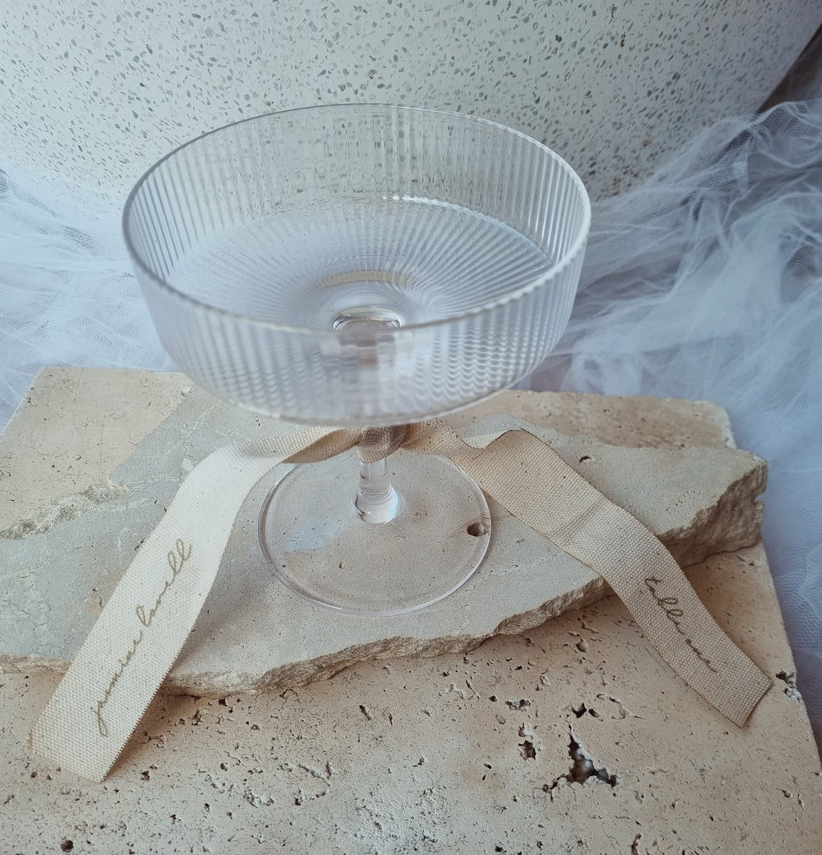 LINEN FABRIC - PLACE CARDS GOLD FONT – Living on Trend Australia
